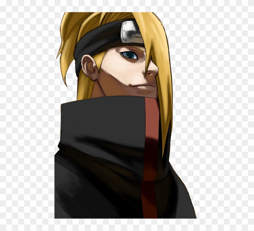 Deidara Render By Kuro Vs Shiro-d5qwocl - Cartoon, HD Png Download ...