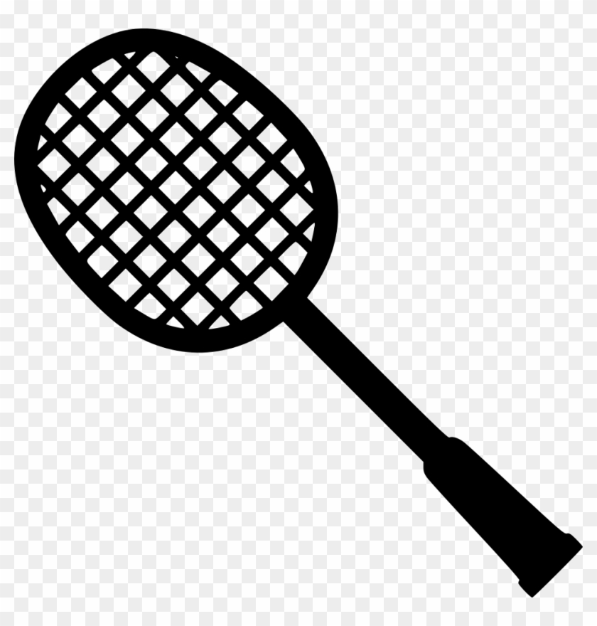 Png File Svg - Badminton Racket Black And White, Transparent Png ...