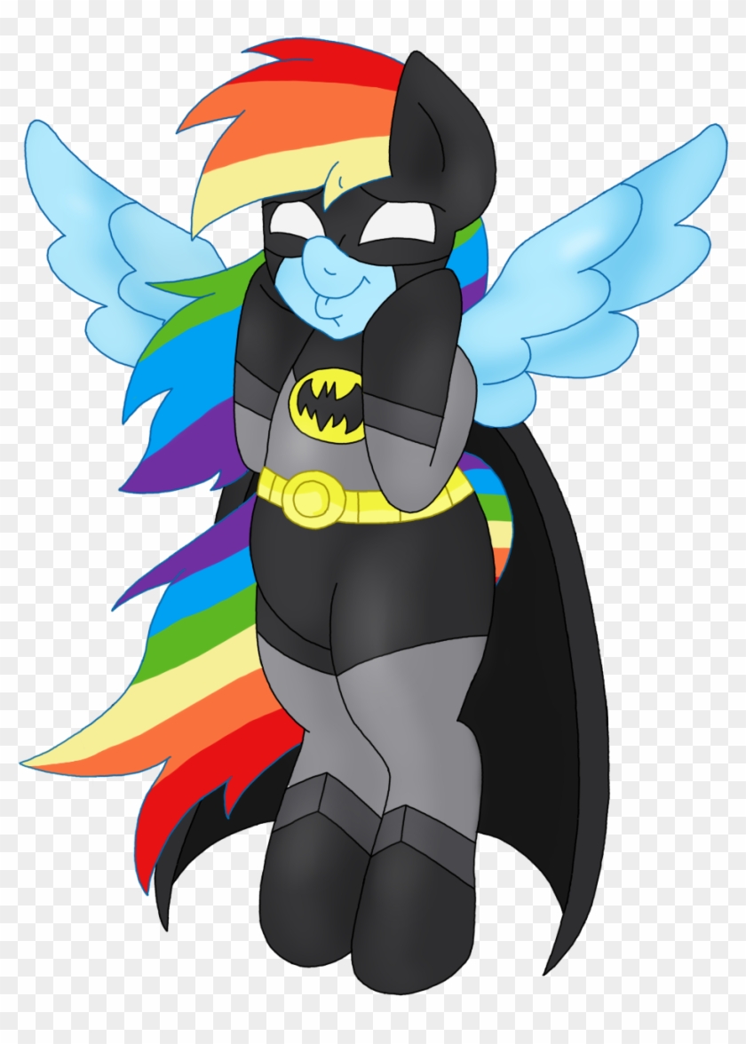 Blackbewhite2k7, Batman, Batmare, Dc Comics, Rainbow - Rainbow Dash ...