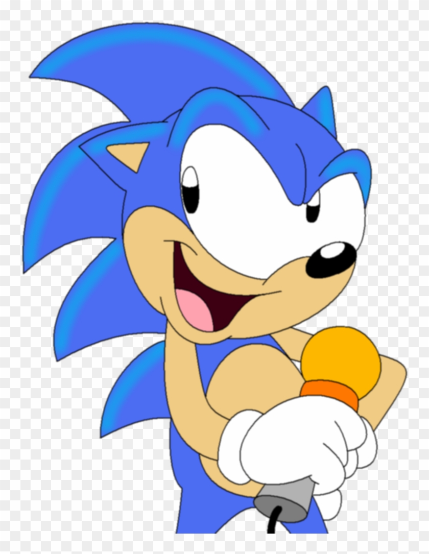 Sonic With A Microphone, HD Png Download - 1024x1024(#6147137) - PngFind