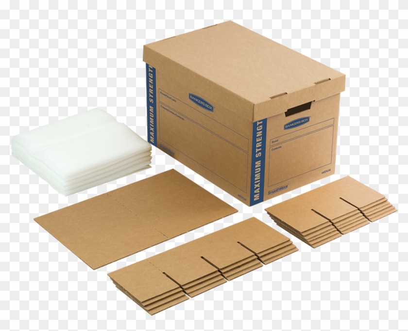 Classic Maximum Strength Kitchen Moving Box Kit - Box, HD Png Download ...