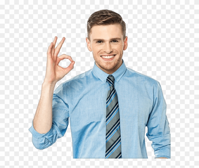 Men - Man Doing Perfect Sign, HD Png Download - 600x630(#6149523) - PngFind