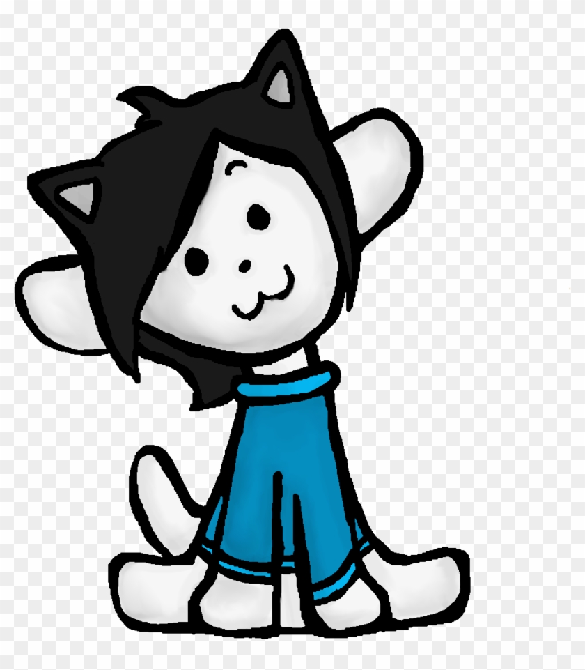 Here's A Temmie , Png Download - Cartoon, Transparent Png - 964x1057 ...