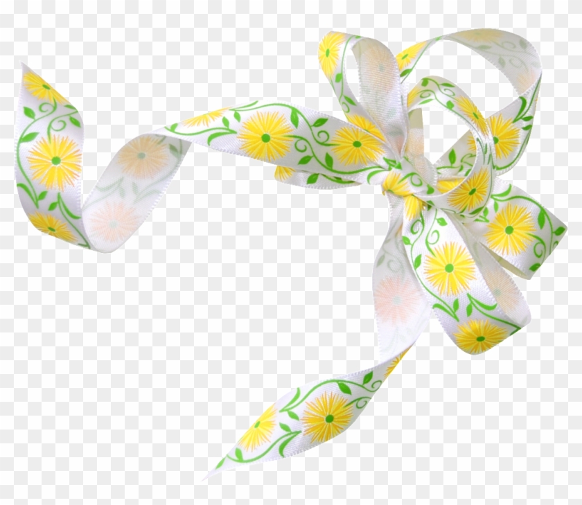 Small Yellow Flower Ribbon Png Transparent, Png Download - 1024x841 ...
