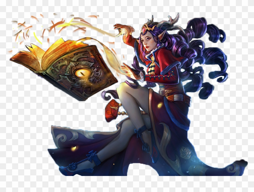 Here's A Background-free Image Of Her - Vainglory All Hero Png ...