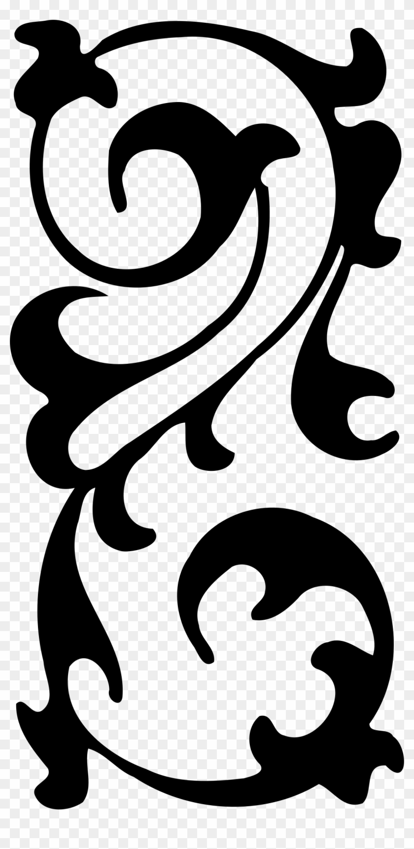 Picture Free Big Image Png - Simple Design Black And White, Transparent ...