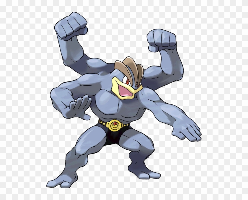 Machamp Pokemon, HD Png Download - 527x600(#6197540) - PngFind