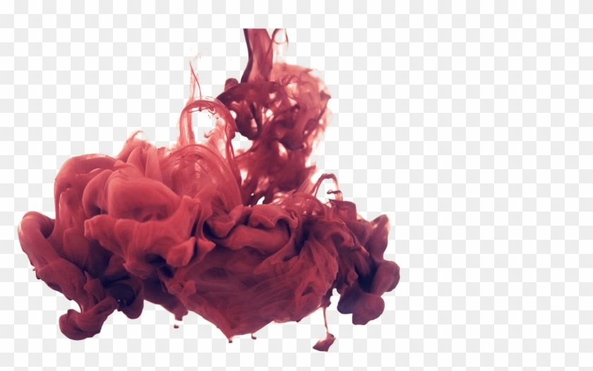 Red Color Drop In Water1 - Red Dye In Water, HD Png Download ...
