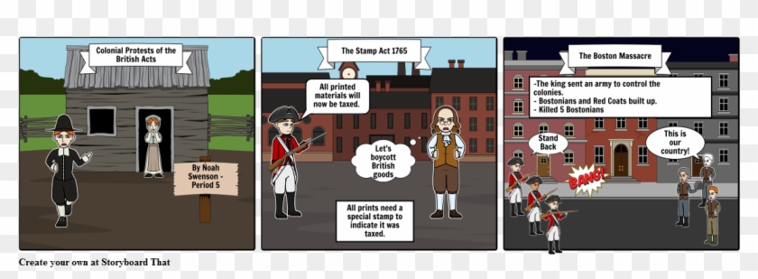 Colonial Protest To The British Acts - Cartoon, HD Png Download ...