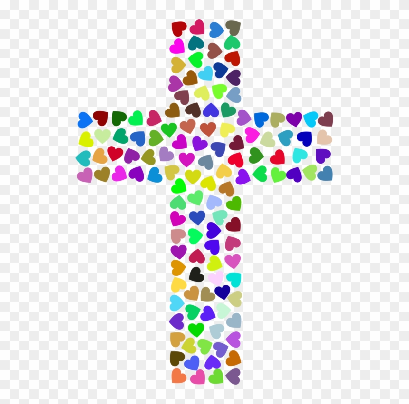 Christian Cross Christianity Crucifix Computer Icons - Rainbow Cross ...