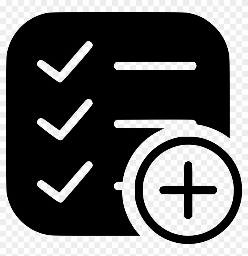 Add To Do List - Png To Do List Icon White, Transparent Png - 980x964 ...