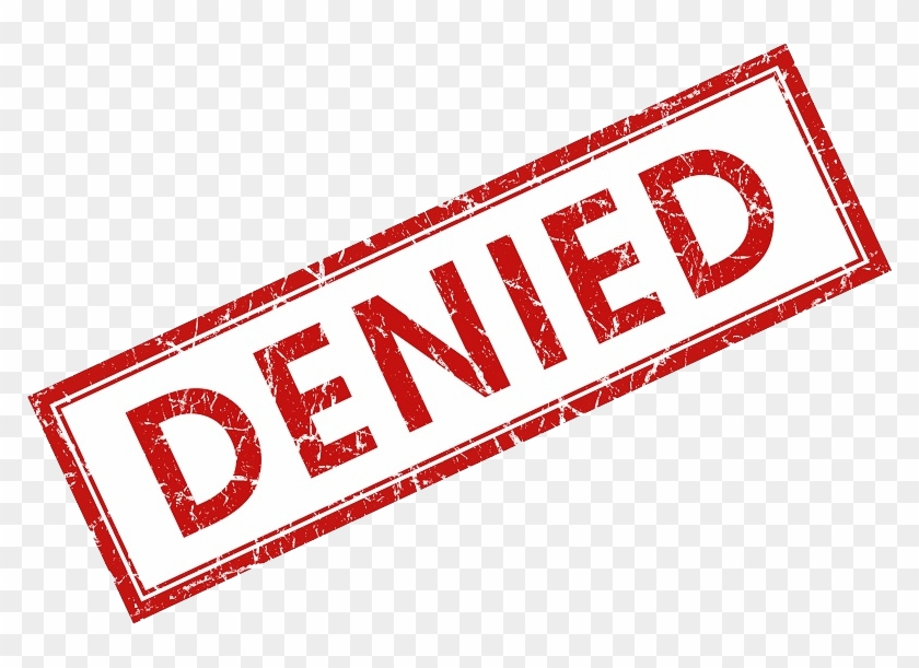 Denied Stamp Png, Transparent Png - 790x531(#6244476) - PngFind