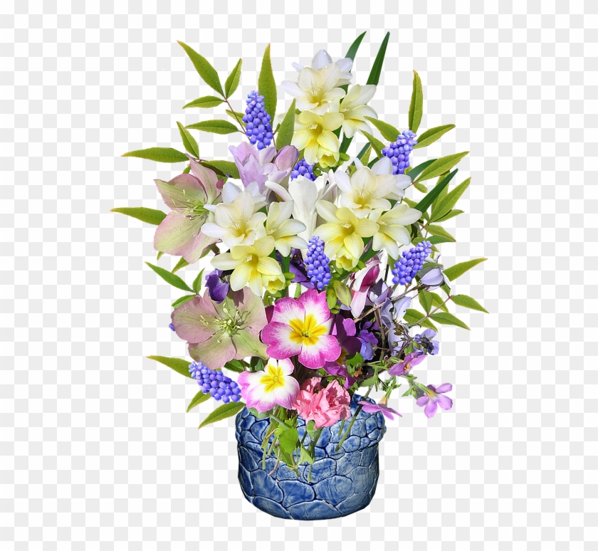 Spring, Flowers, Pottery Vase - Florero Sin Fondo Png, Transparent Png ...