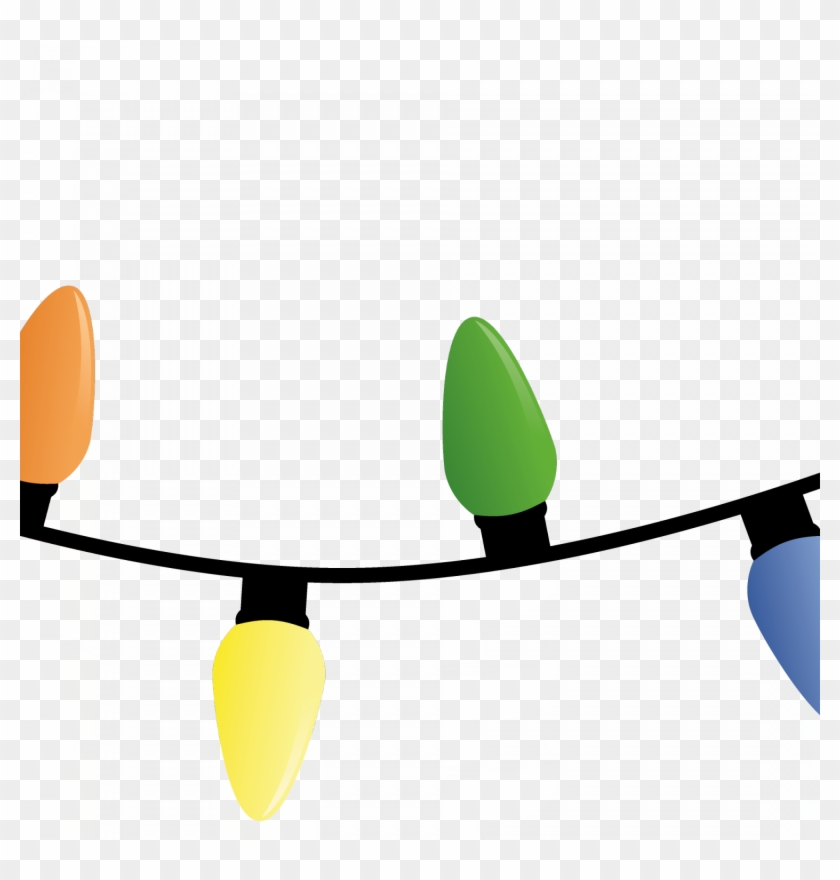 Christmas Lights Banner Transparent