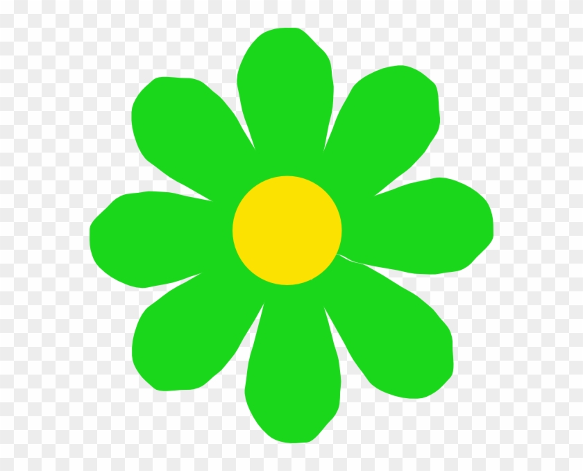 Cartoon Flower With 7 Petals, HD Png Download - 582x599(#6261365) - PngFind