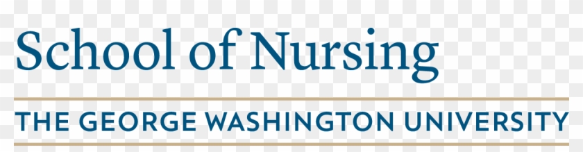 Gw School Of Nursing George Washington University Nursing Logo Hd Png Download 1200x256