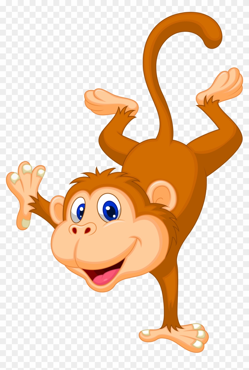 Monkey Cartoon Png 507762 - Transparent Background Monkey Clip Art, Png ...