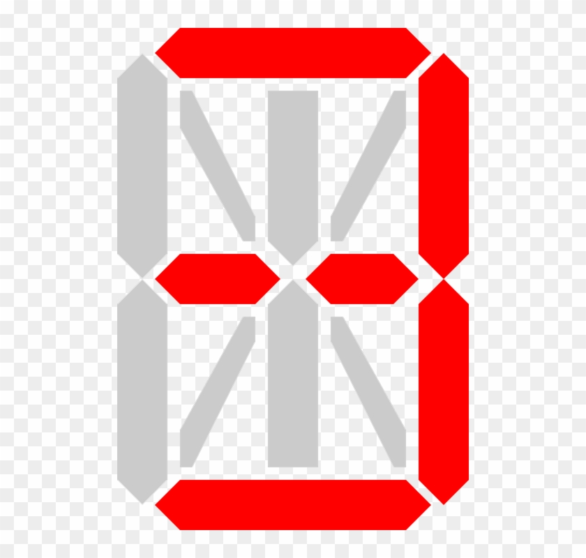 Display Digital Number 3 Red Segment - Digital Number 2 Png ...