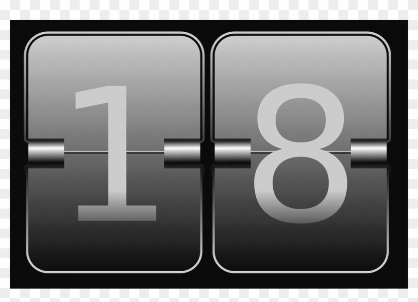 Digital Numbers Calendar 18 Schedule Time - Digital Calendar Png ...