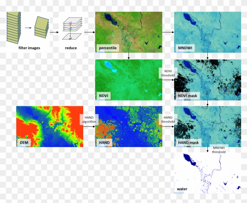 The Resulting Water Maps Are Loaded Into The Web Application - Graphic ...