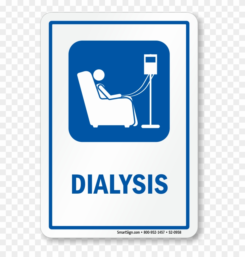 Dialysis Hospital Sign With Symbol - Dialysis Symbol, HD Png Download ...