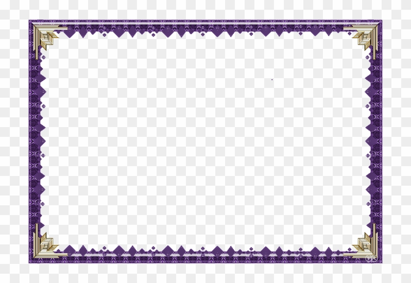 Purple Picture Frames 2 Of 4 Pages - Paper, HD Png Download - 724x499 ...