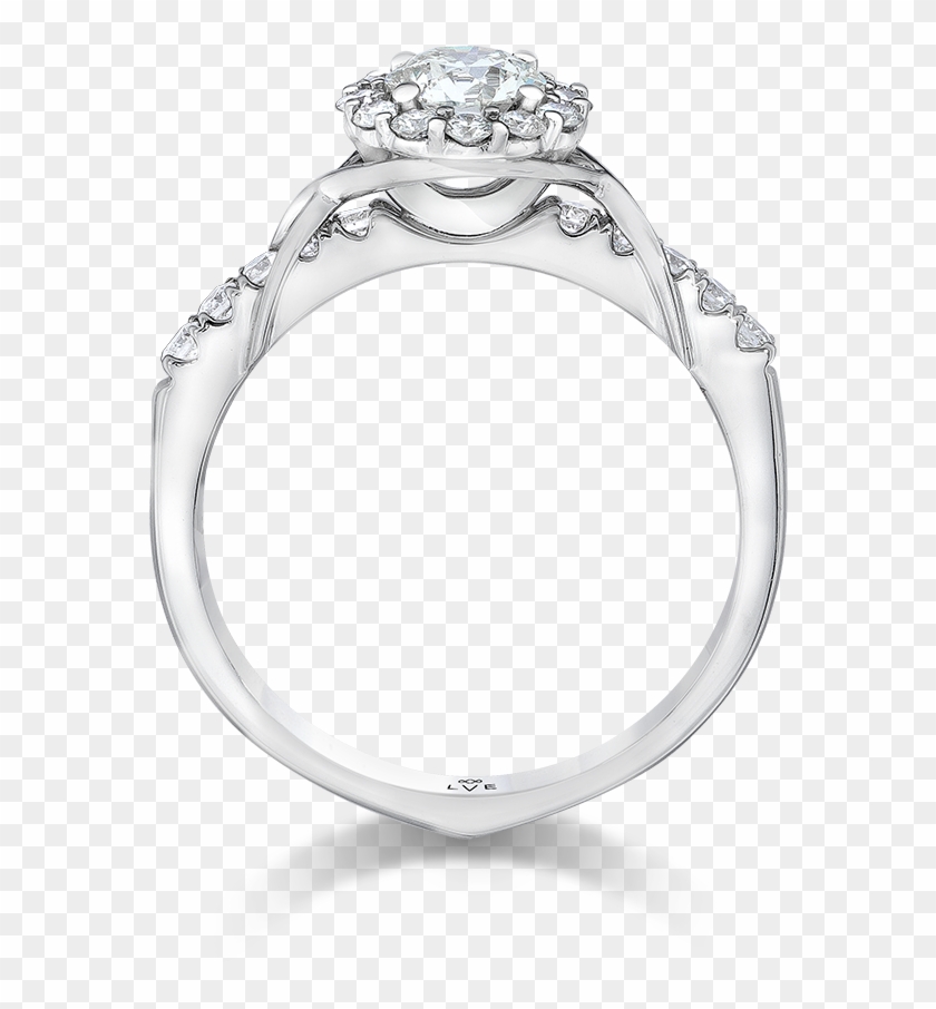 Solitaire Diamond Ring Side View, HD Png Download - 900x900(#6296260 ...
