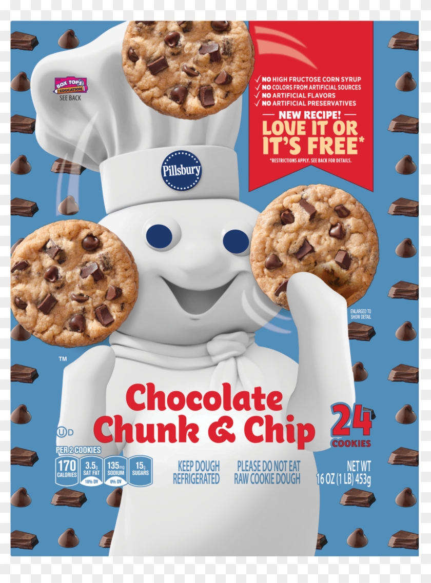 Pillsbury Ready To Bake Chocolate Chunk And Chip Cookies, - Pillsbury ...