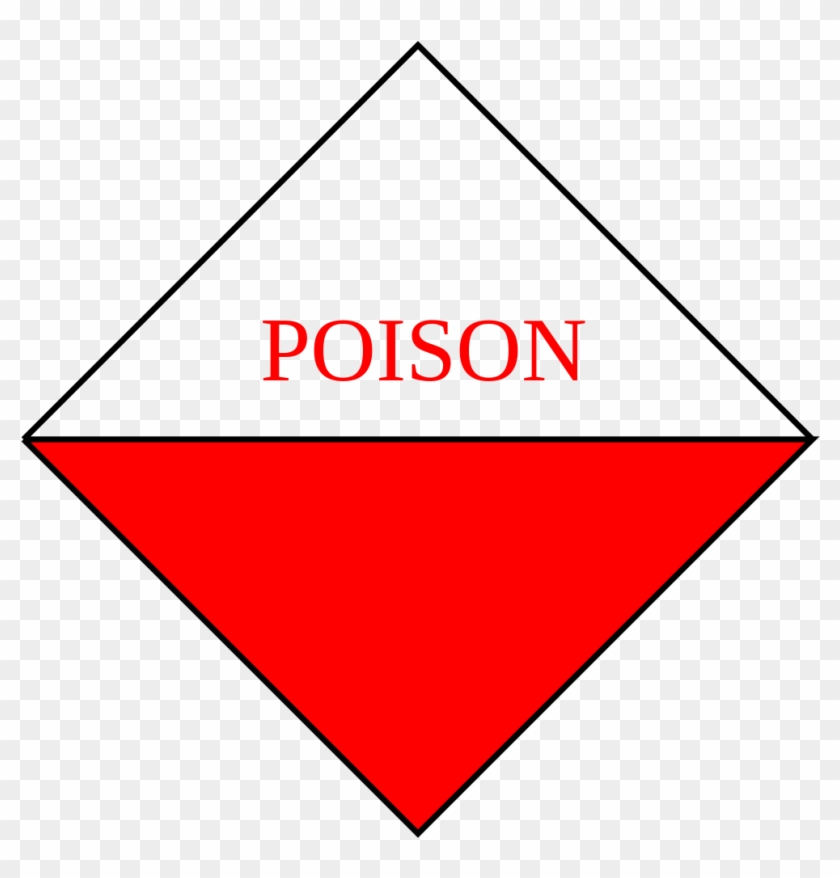 Red Toxicity Label Indicating Highly Toxic Substance - Toxic Label, HD ...