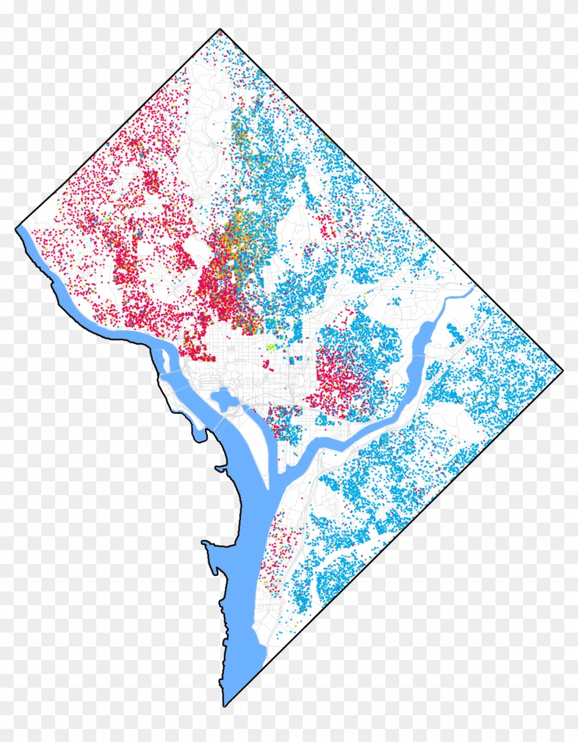 Race And Ethnicity Map Of Washington, D - Ethnic Group, HD Png Download ...