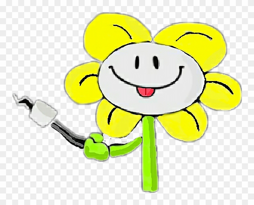 Undertaleflowey Flowey Undertale - Cartoon, HD Png Download - 760x598 ...