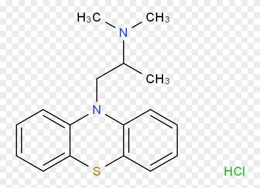 Promethazine Hydrochloride Molecular Structure Cas - 1 1 2 2 ...