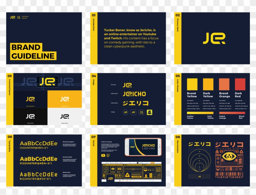 Jericho Twitch Streamer Brand Style Guide - Twitch Style Guide, HD Png ...