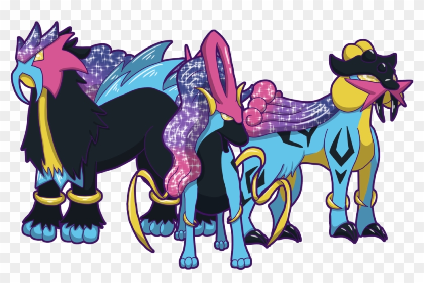 What Are The Three Legendary Dogs In Pokemon