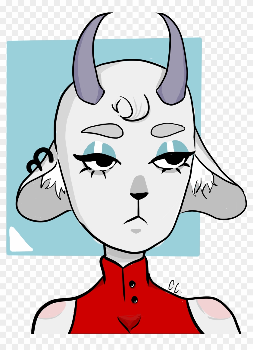 Goat Girl - Cartoon, HD Png Download - 2500x3000(#6345160) - PngFind
