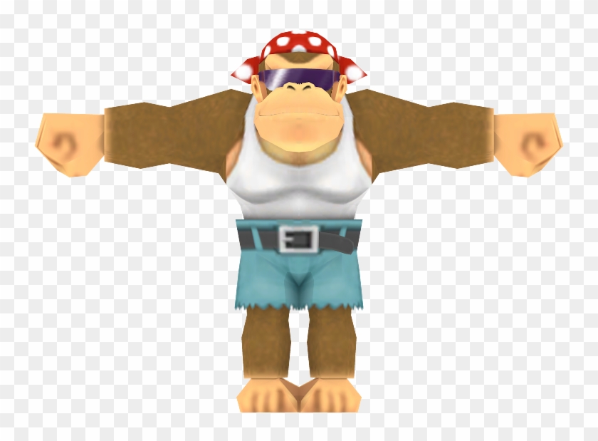 8 Aug - Funky Kong T Pose, HD Png Download - 750x650(#6346839) - PngFind