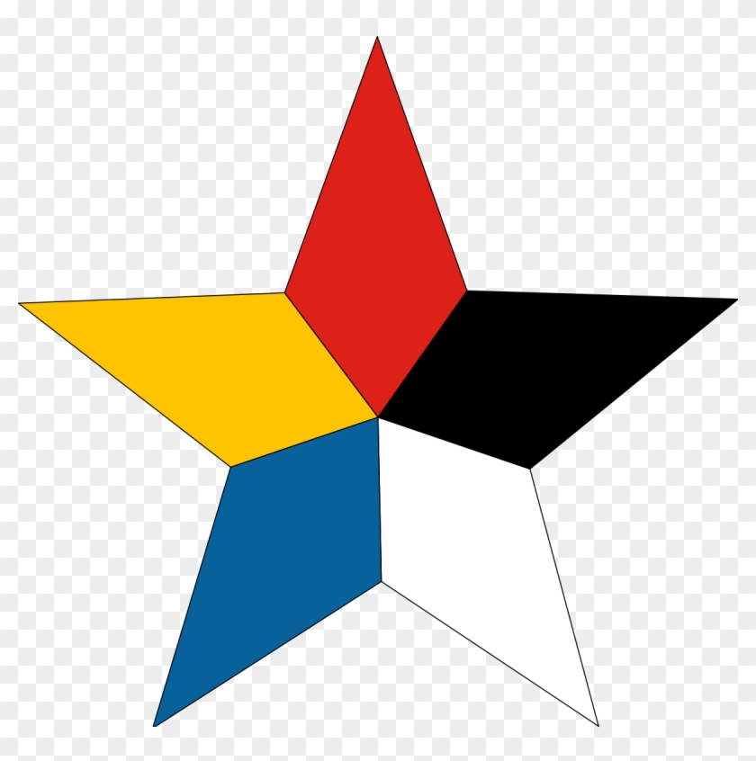 Five Races Under One Union Star - Beiyang Star, HD Png Download ...