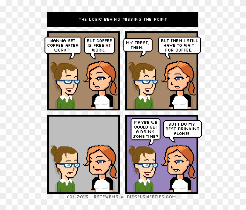 The Logic Behind Missing The Point - Hot Librarian Cartoon, HD Png ...