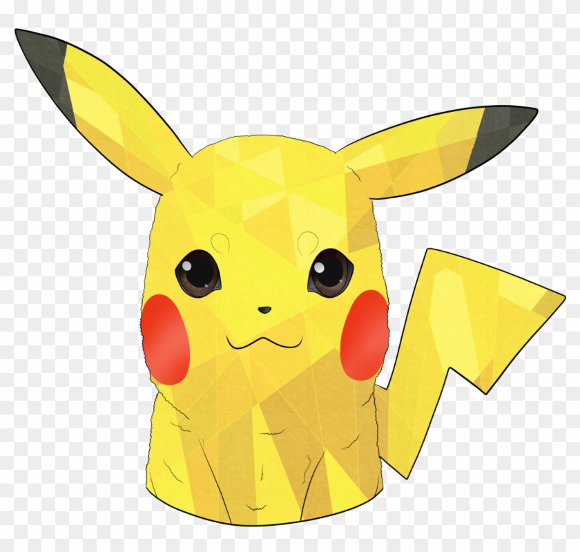 A “lineless” Geometric Of Pikachu I Usually Don't Like - Origami, HD ...