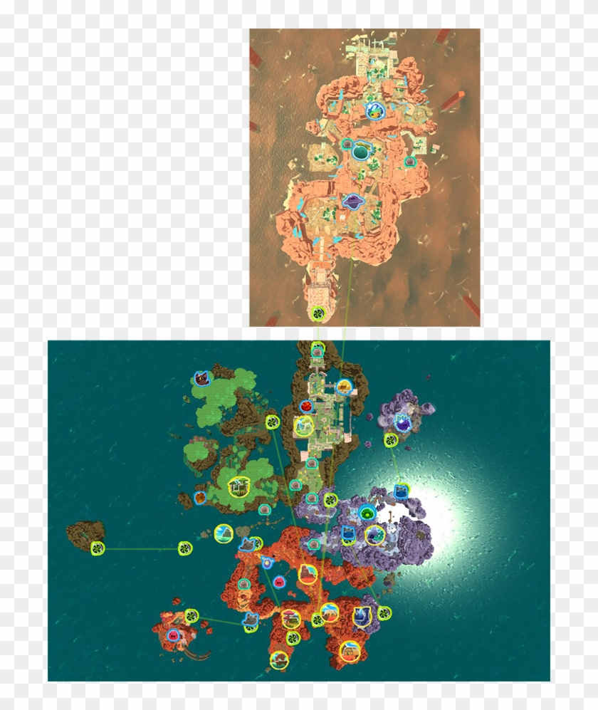 Large Blank World Map Steam Munity Guide Slime Rancher - Gordo Slime ...