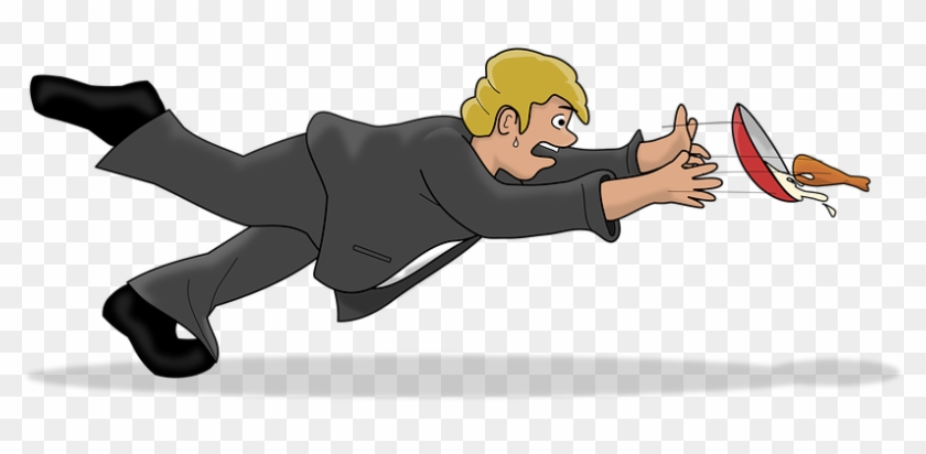 Clumsy Careless Fall Mistake Oops Spill - Cartoon, HD Png Download ...