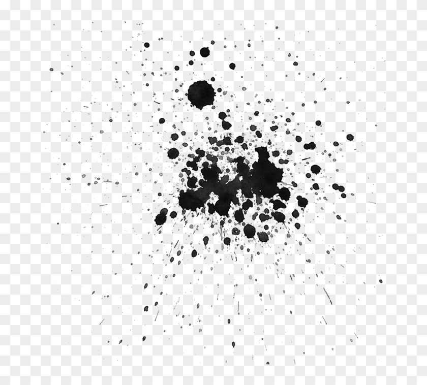 Black Oil Splats