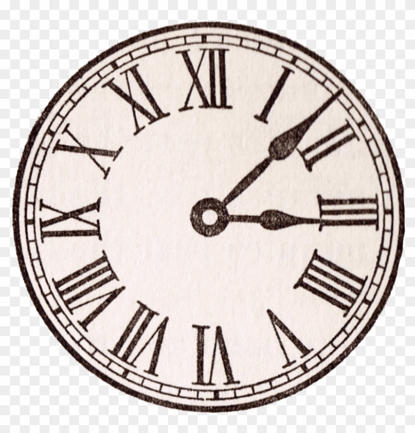 Free Png Download Old Clock Face Roman Numerals Png Clock Face 