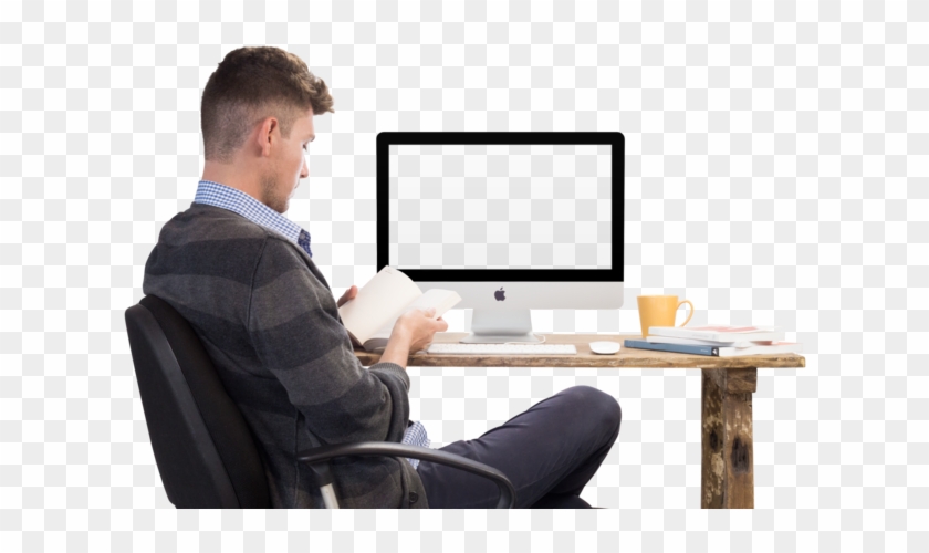 Person On Computer