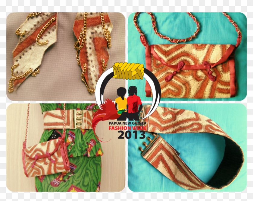 Some Of The Accessories Made From Tapa Cloth From Oro - Craft, HD Png ...