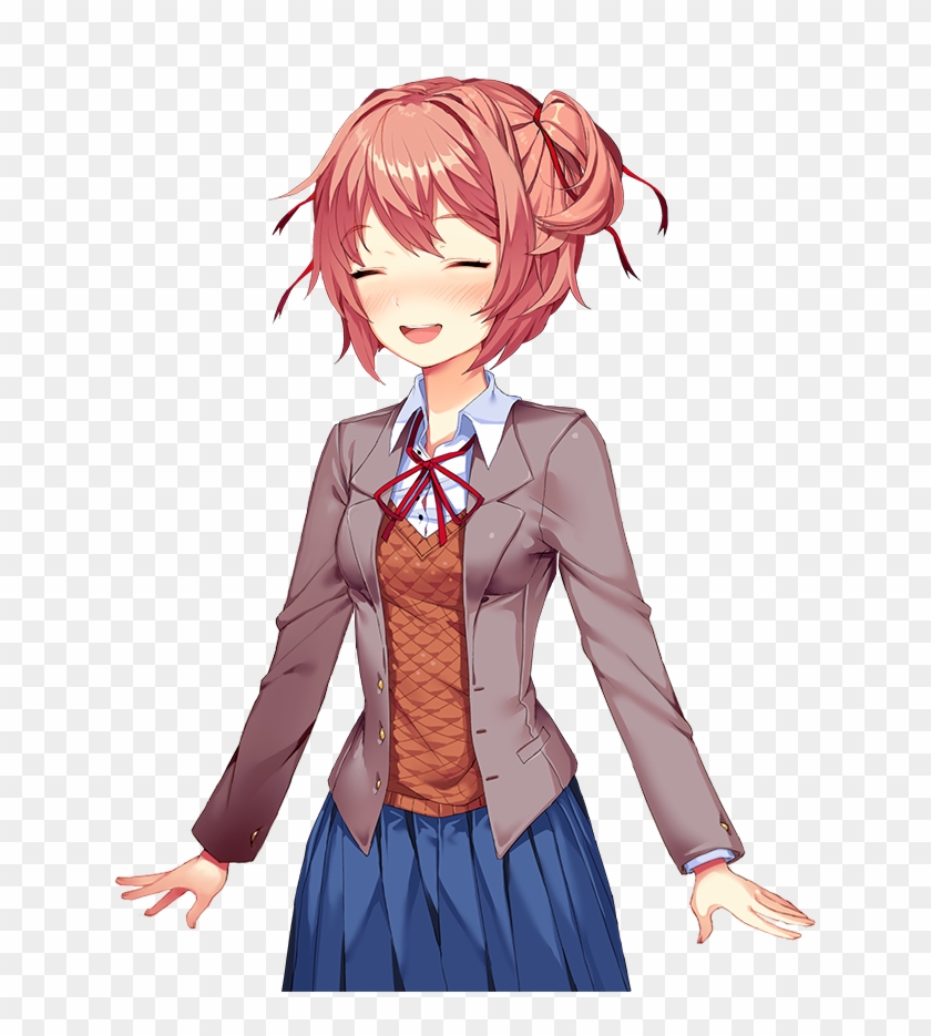 Ddlc - Doki Doki Literature Club Uniform, HD Png Download - 960x960 ...