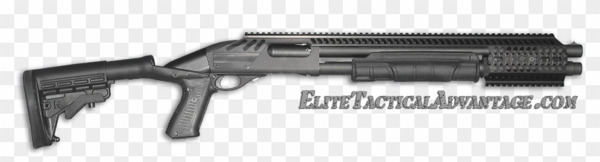 Elite Tactical Advantage - M870 Full Rail, HD Png Download - 2730x633 ...