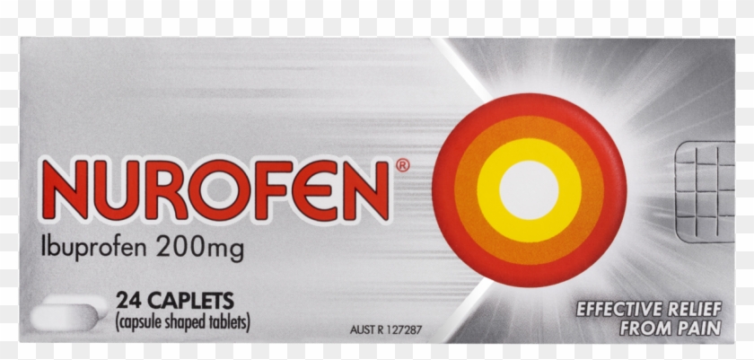 Nurofen Core Caplets Front - Ibuprofen Nurofen, HD Png Download ...