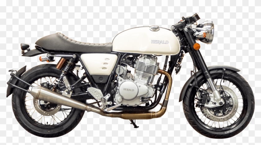 Café - Herald 125 Cafe Racer, HD Png Download - 1600x815(#6428090 ...