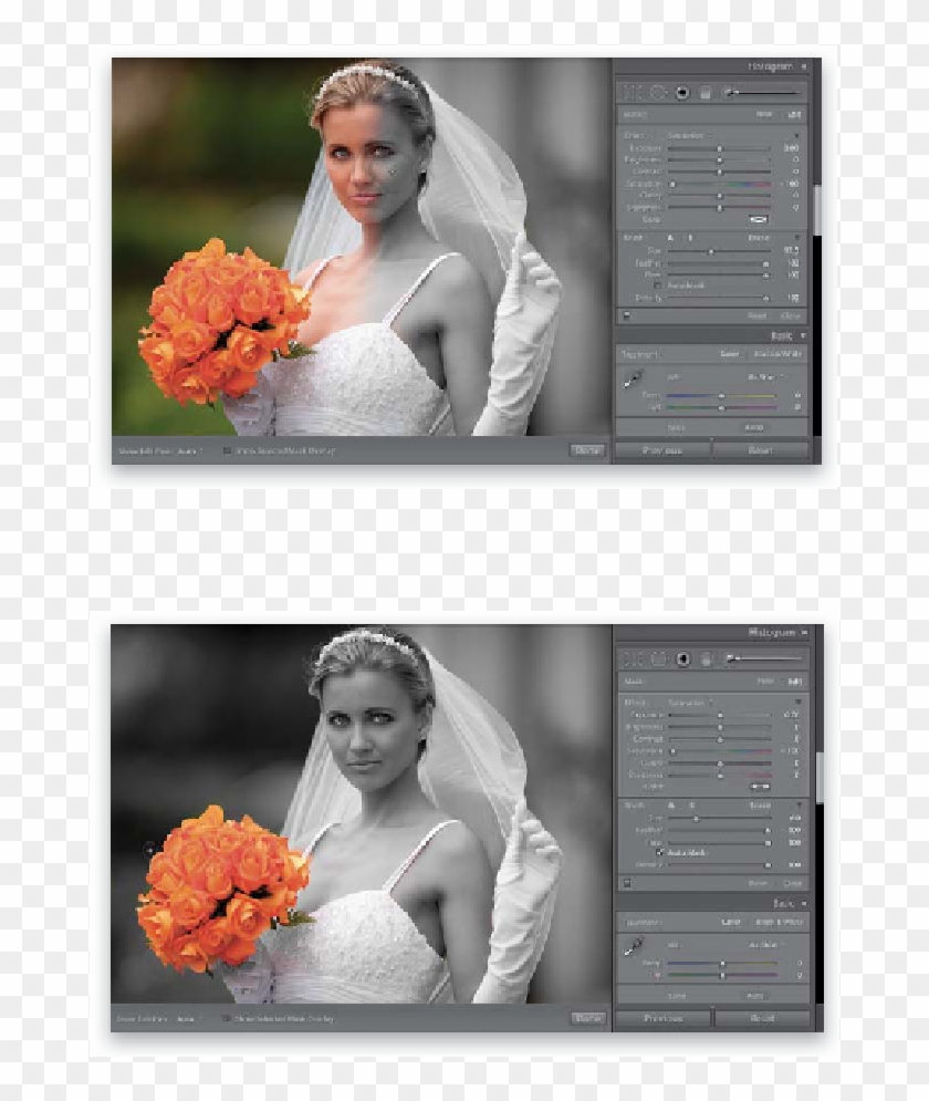 The Final Effect Is Shown Here - Bride, HD Png Download - 680x1118 ...